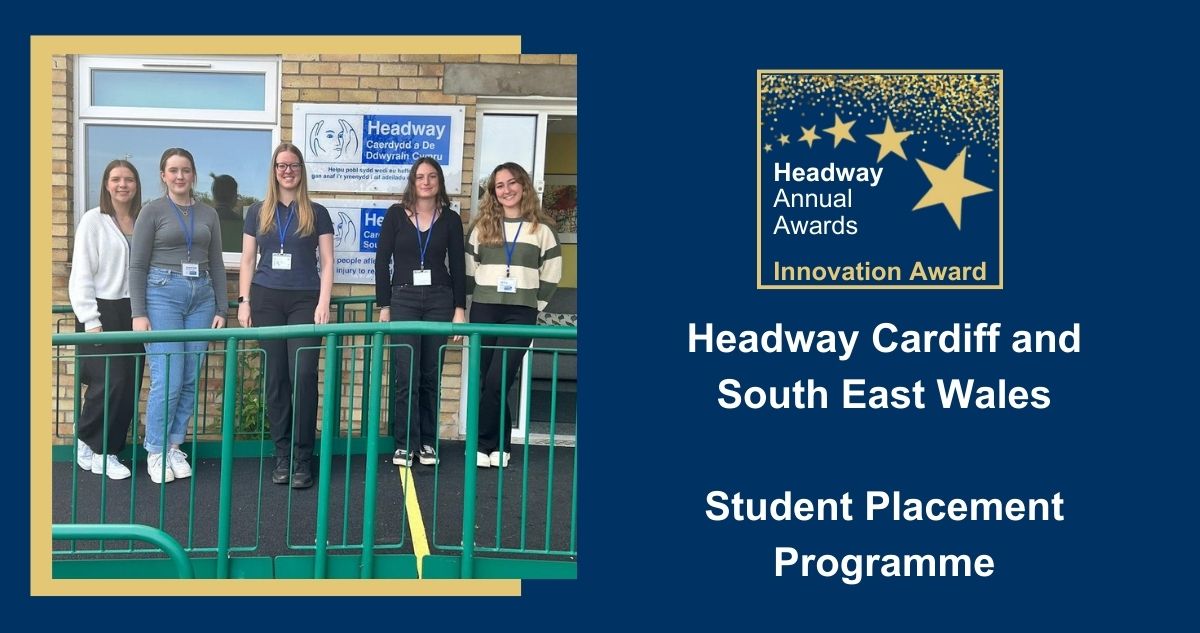 Innovation Award finalist 2023 - Headway Cardiff and South East Wales ...